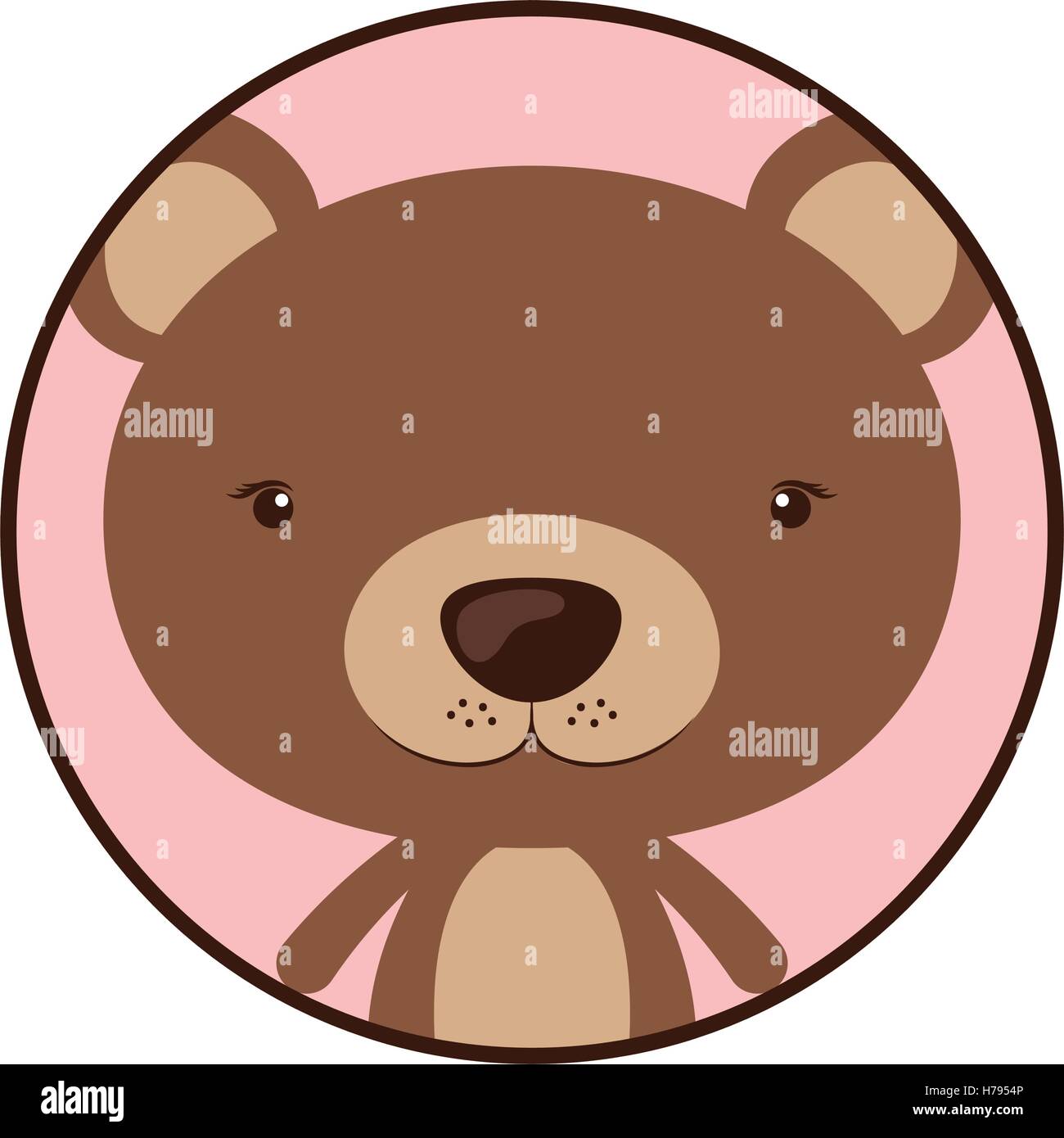 Little animal concept about cute bear design. vector illustration Stock ...