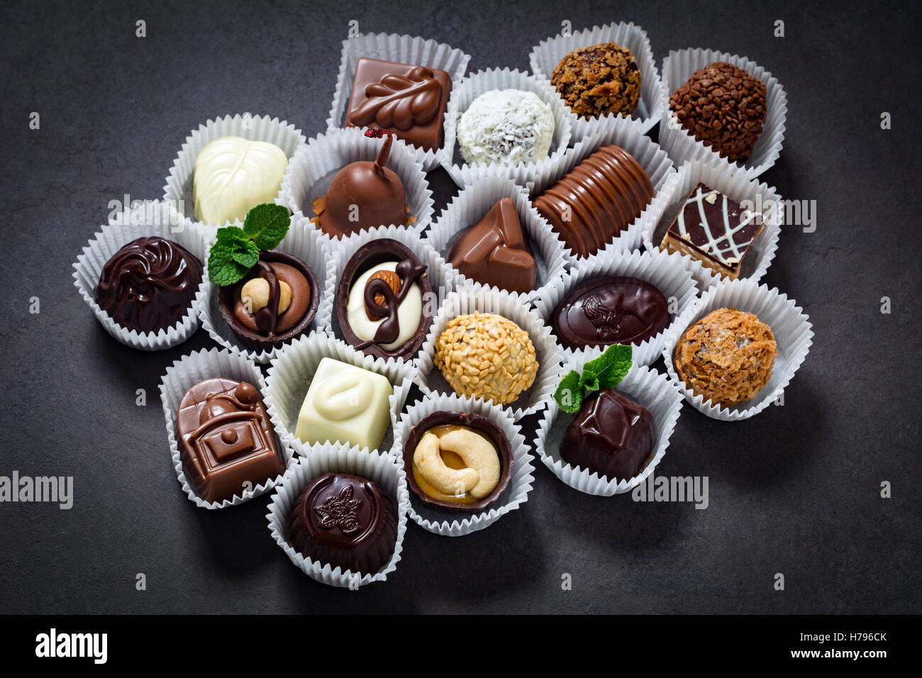 Luxury chocolates hi-res stock photography and images - Alamy
