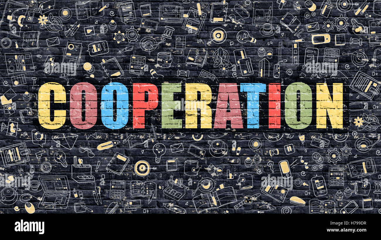 Cooperation design hi-res stock photography and images - Alamy
