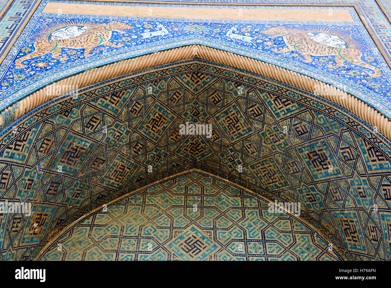 Shir Dor Madrassa,17th Century,Registan Square of Samarkand,Samarquand ...