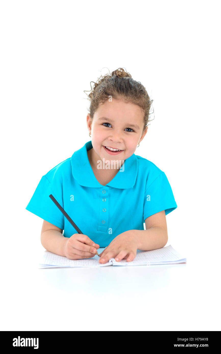 Children doing homework Cut Out Stock Images & Pictures - Alamy
