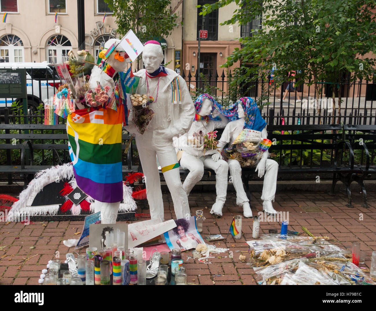 Gay Liberation Monument in NYC Stock Photo - Alamy