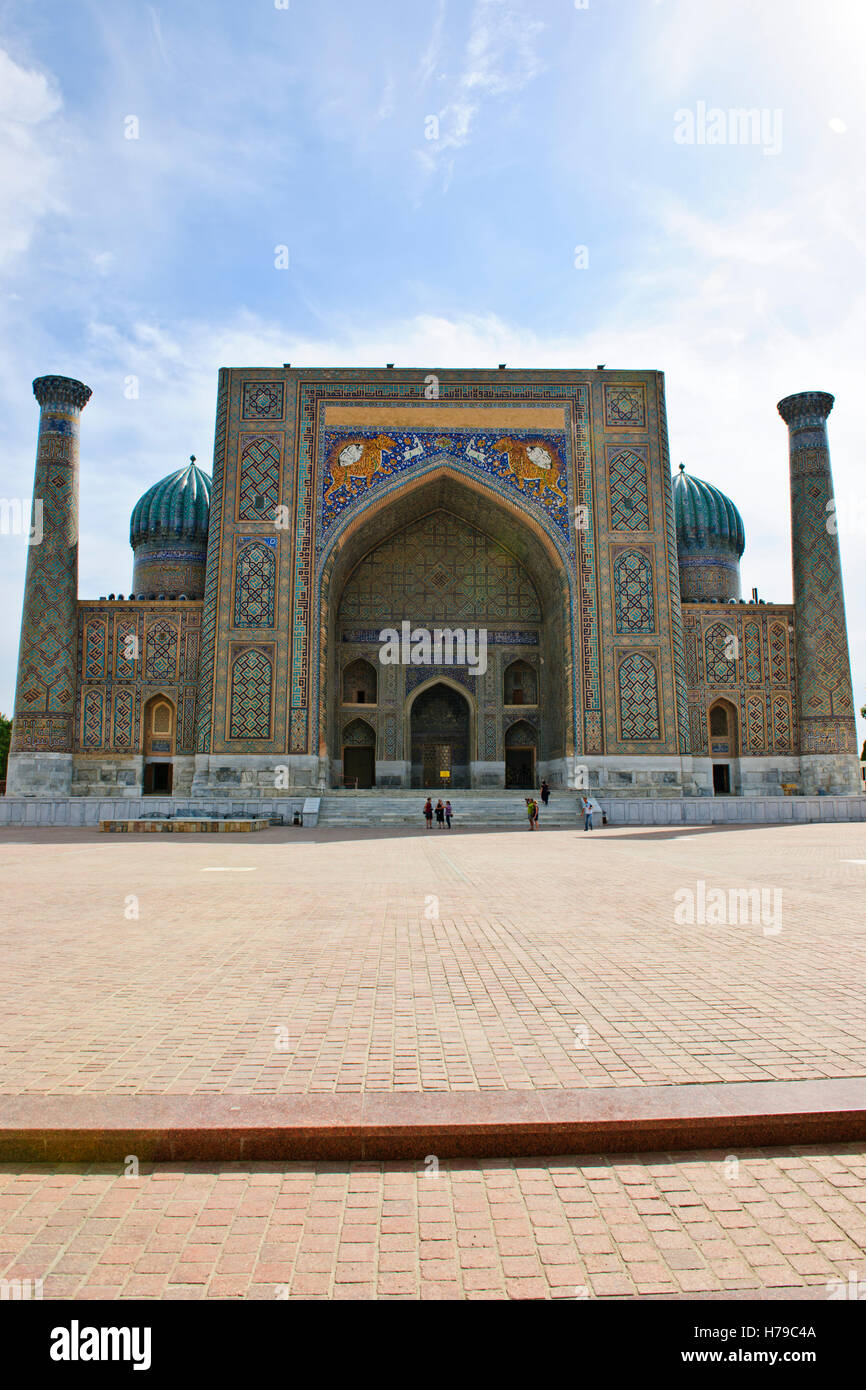 Shir Dor Madrassa,17th Century,Registan Square of Samarkand,Samarquand ...