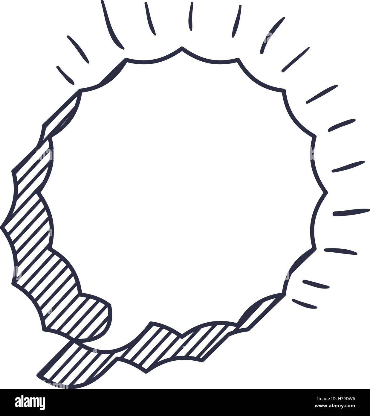 speech bubble icon. comic communication object over white background ...