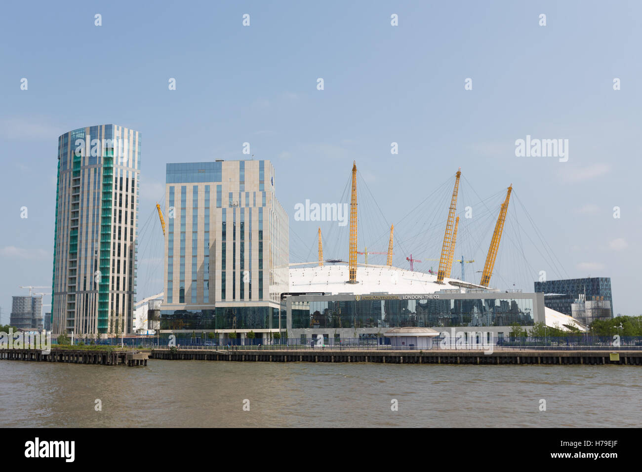 InterContinental London - The O2 Hotel and the O2 Stock Photo - Alamy