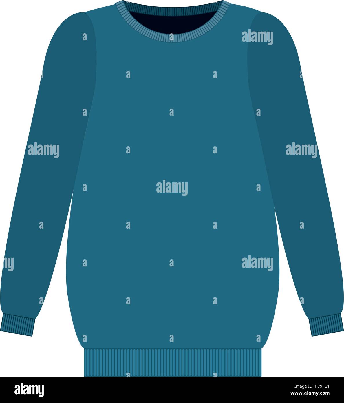 men blue sweater icon over white background. winter clothes design ...