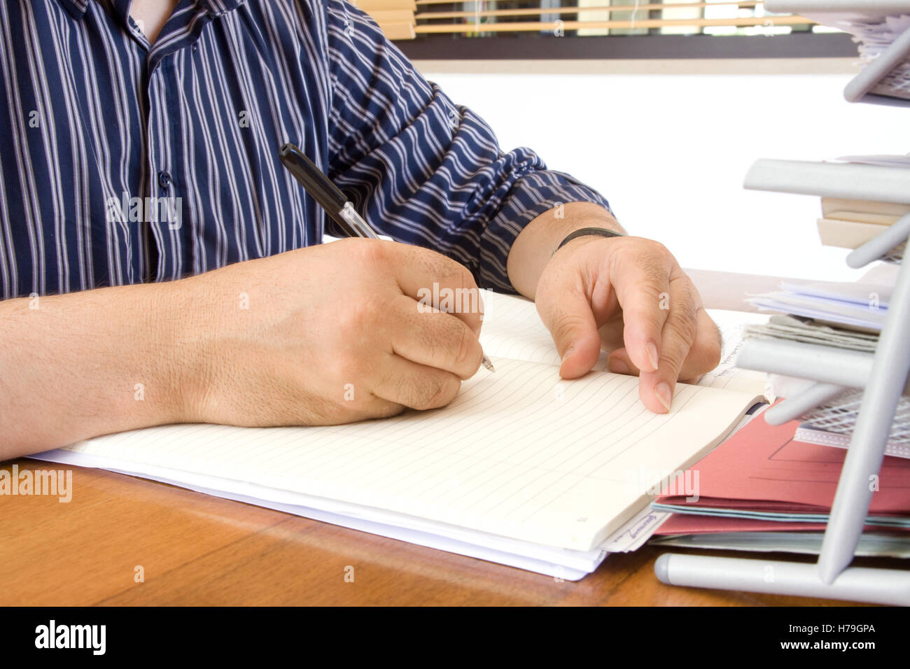 details of office papers of a business office Stock Photo - Alamy