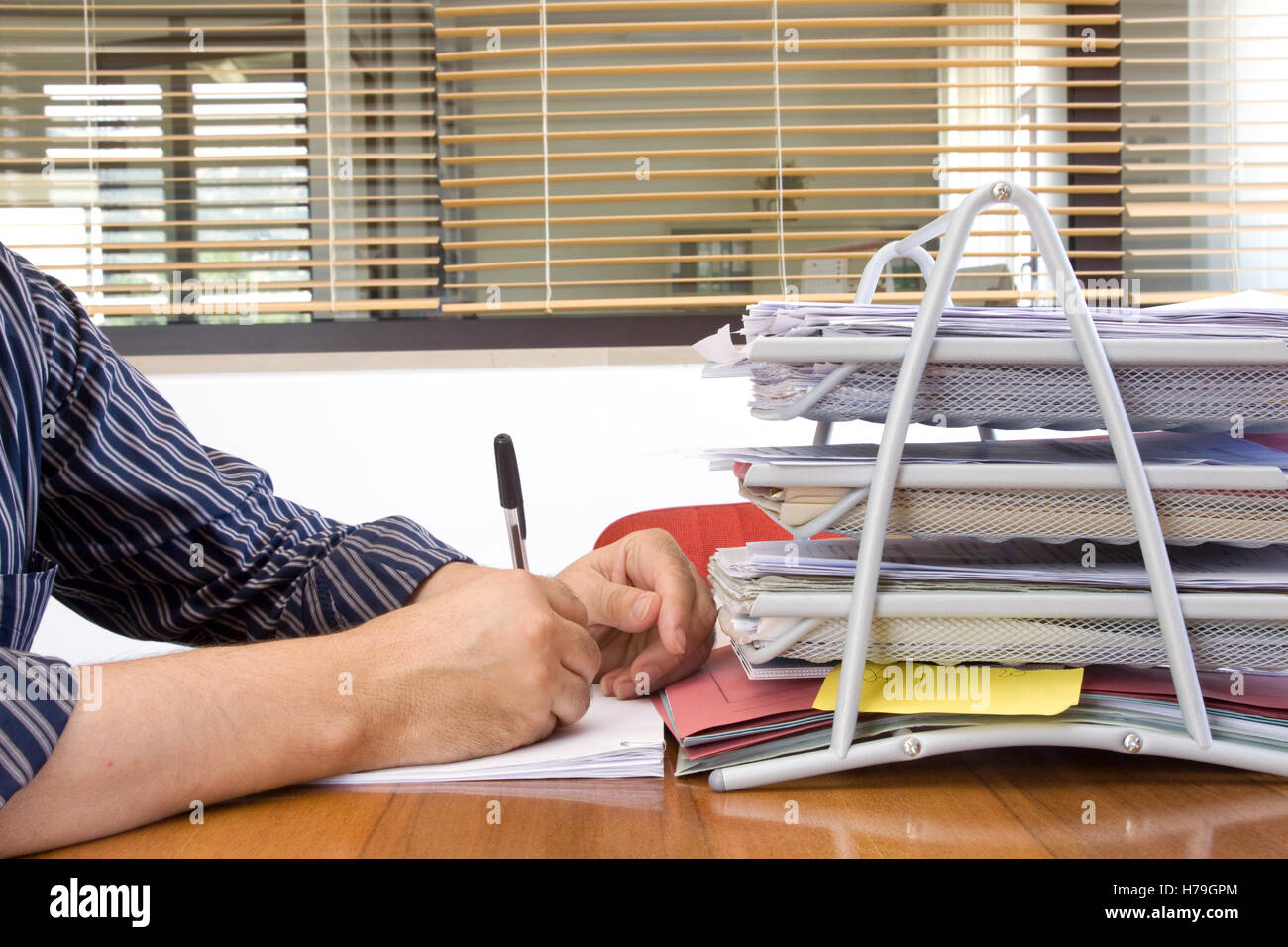 details of office papers of a business office Stock Photo - Alamy