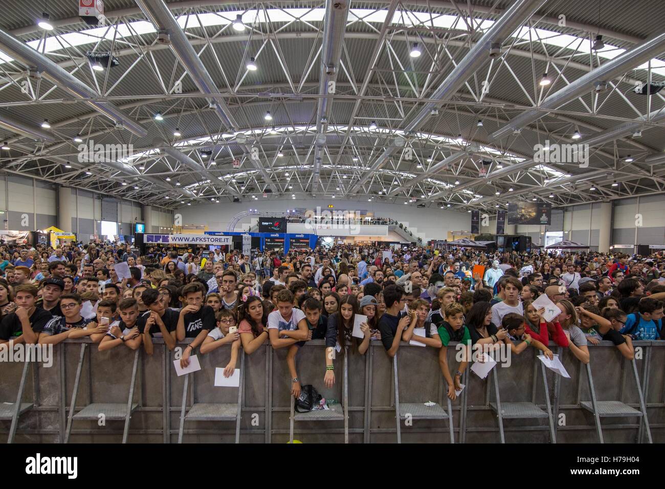 General view of the Romics convention, XX Edition, on the Nuova Fiera ...