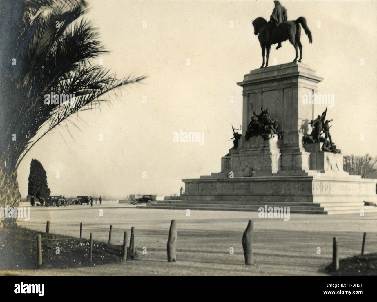 The statue of Garibaldi at Gianicolo, Rome, Italy Stock Photo - Alamy