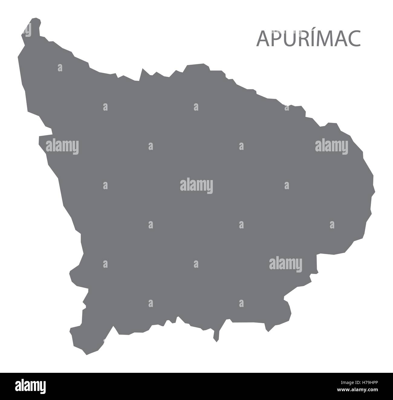 Apurimac Peru Map grey Stock Vector Image & Art - Alamy