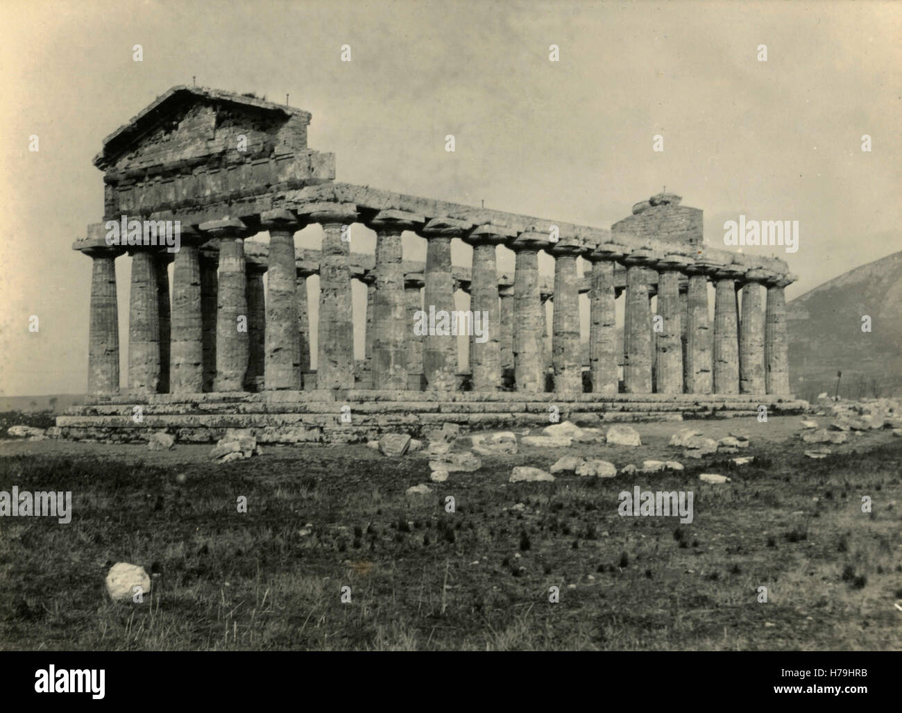 Temple of Ceres, Paestum, Italy Stock Photo - Alamy