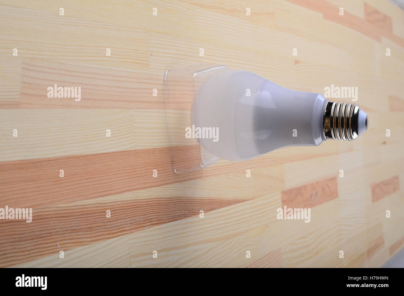 Modern LED lamp ECO energy concept, close up Stock Photo - Alamy