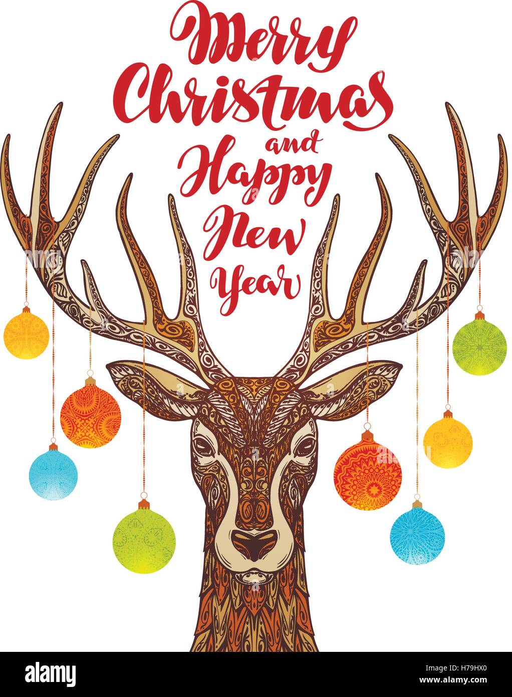 New horns Stock Vector Images - Alamy