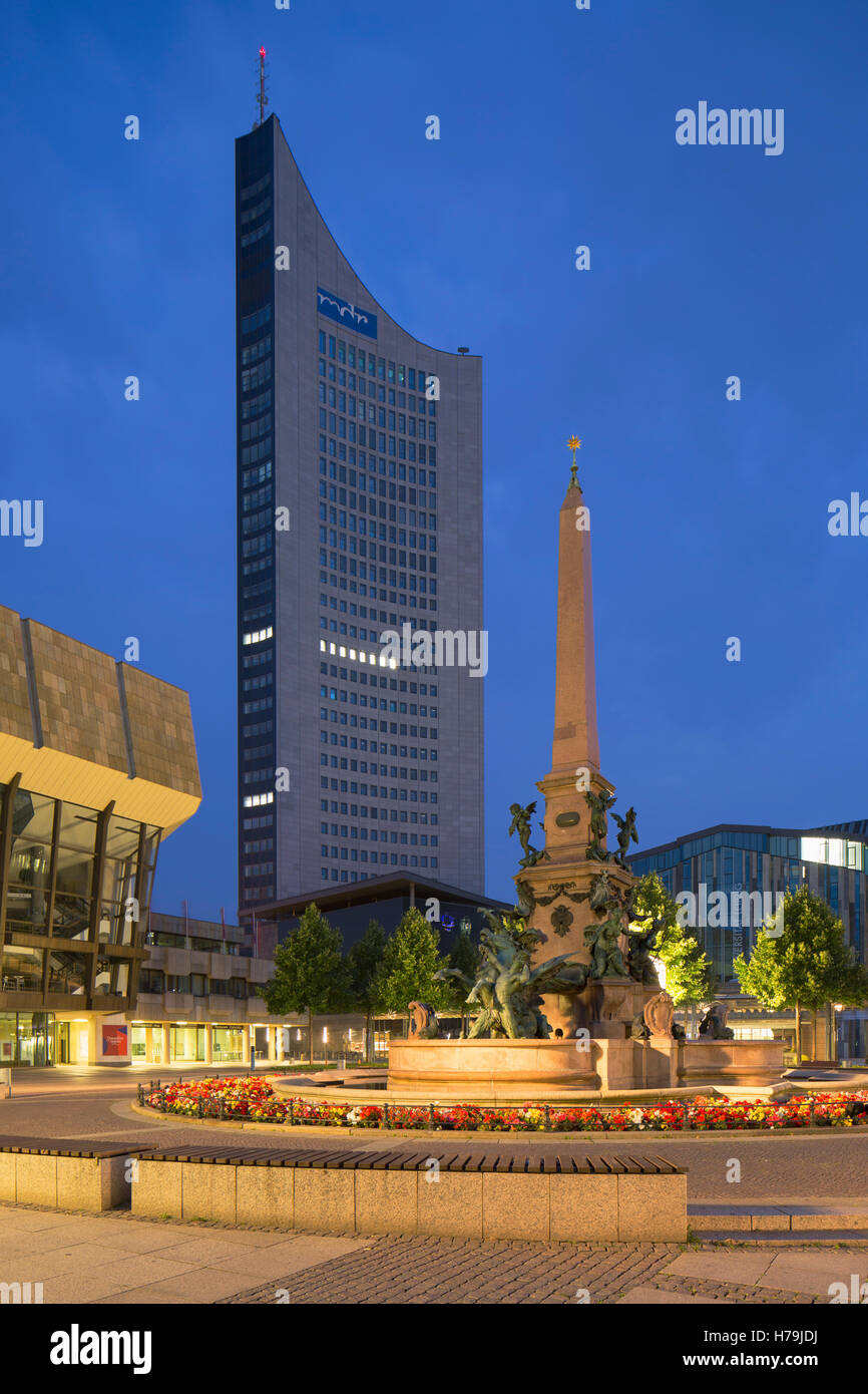Panorama tower leipzig hi-res stock photography and images - Alamy