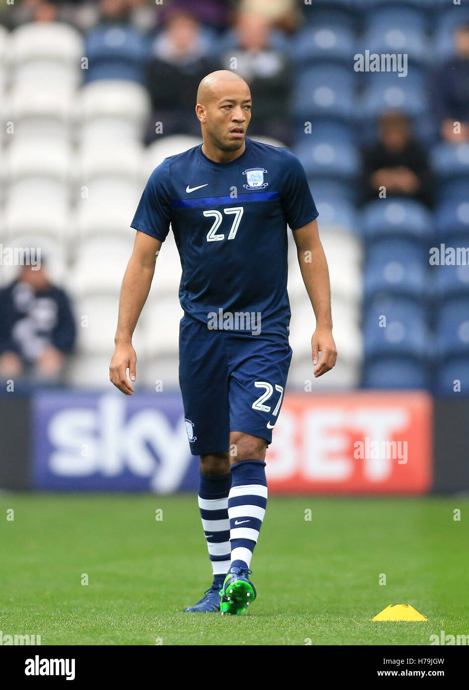 Preston North End's Alex Baptiste Stock Photo - Alamy