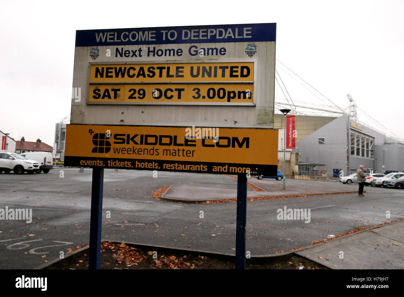 Welcome to preston sign uk hi-res stock photography and images - Alamy