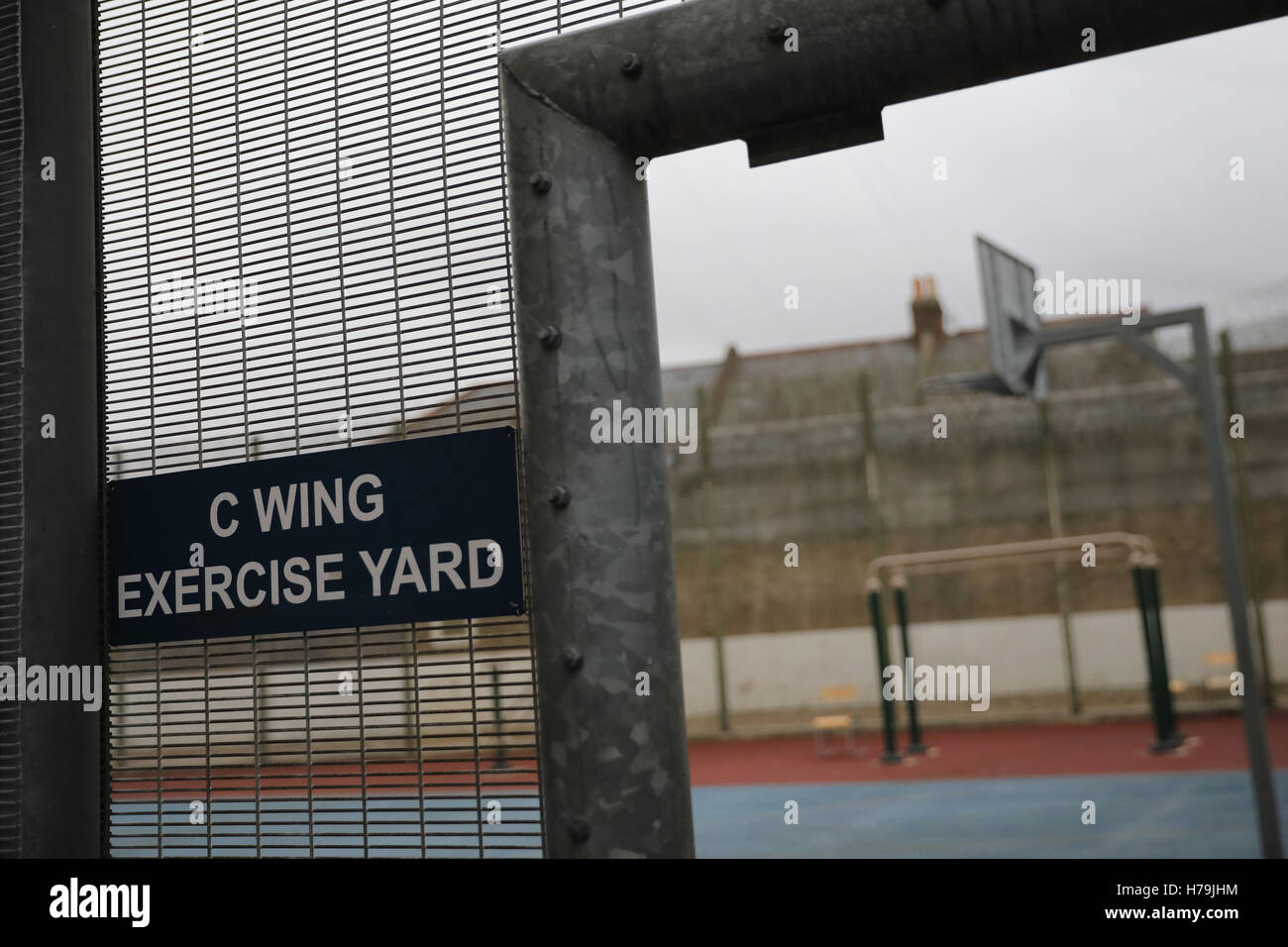 A general view inside HMP Brixton Stock Photo - Alamy