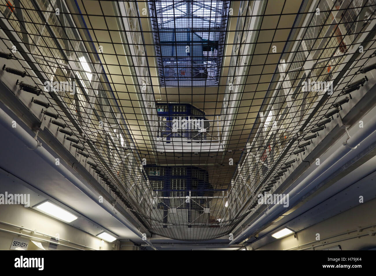 A general view inside HMP Brixton Stock Photo - Alamy