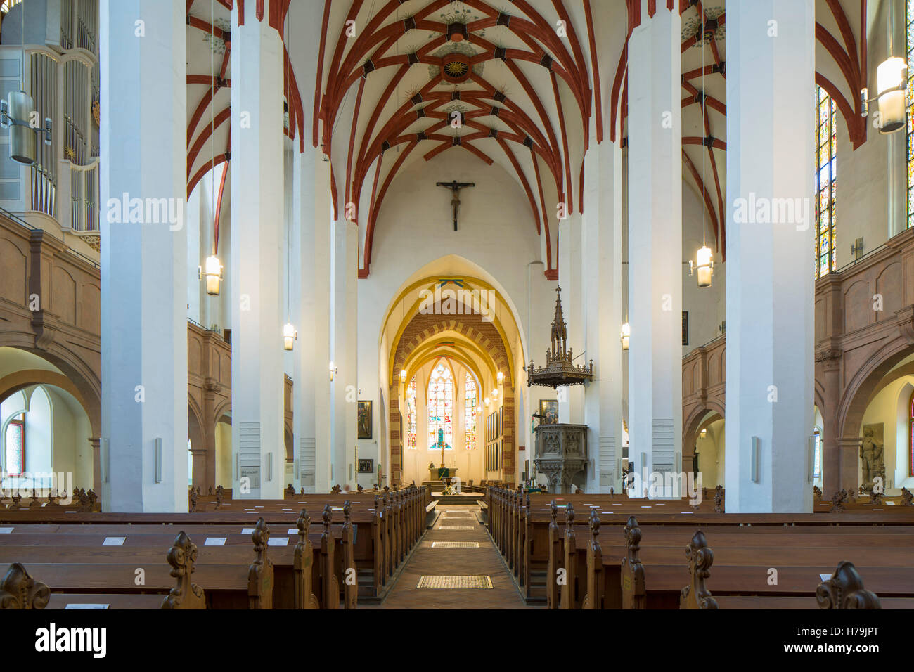 St Thomas Church (Thomaskirche), Leipzig, Saxony, Germany Stock Photo ...