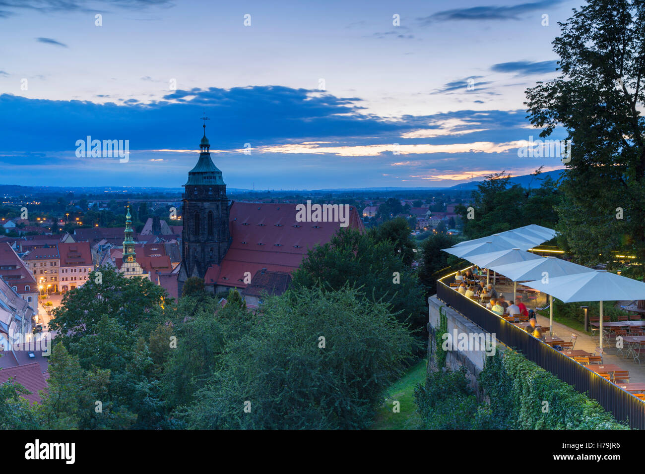 View of St Marien Church, Pirna, Saxony, Germany Stock Photo - Alamy