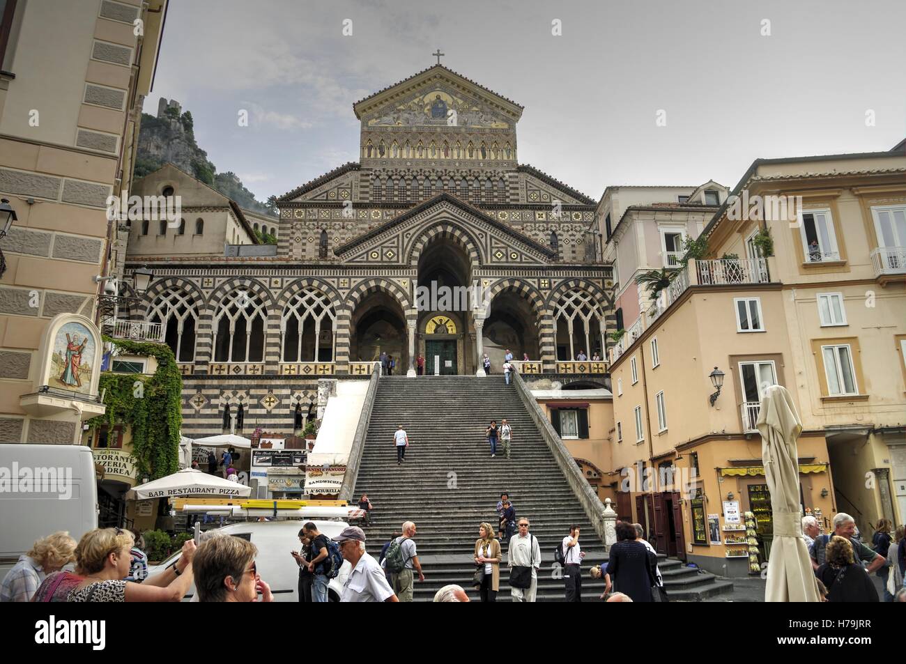 Amalfi cathedral, Piazza del Duomo, Amalfi, Italy Stock Photo - Alamy