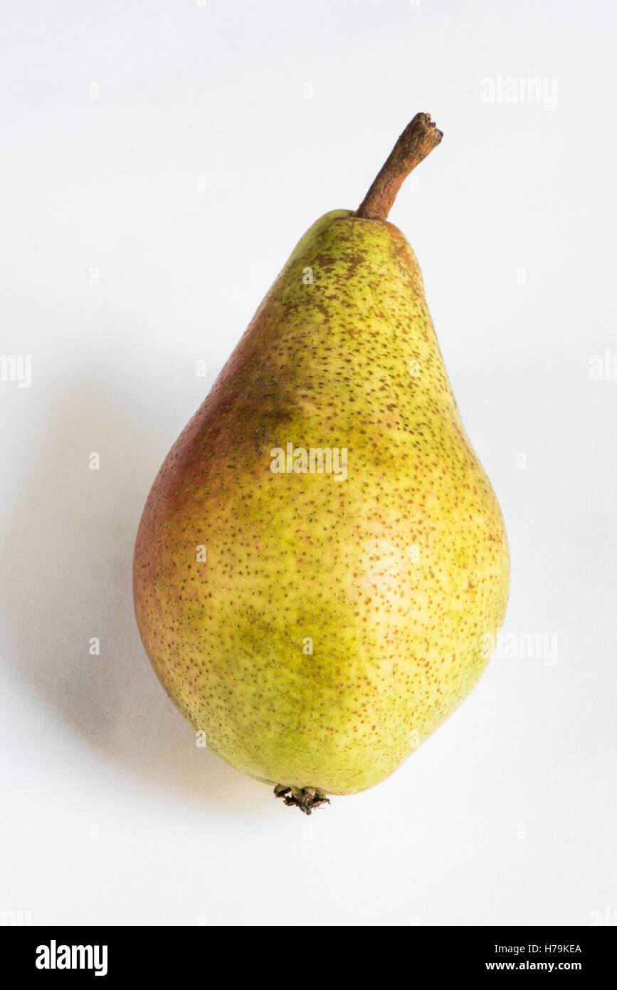 Devoe Pear on white background Stock Photo - Alamy
