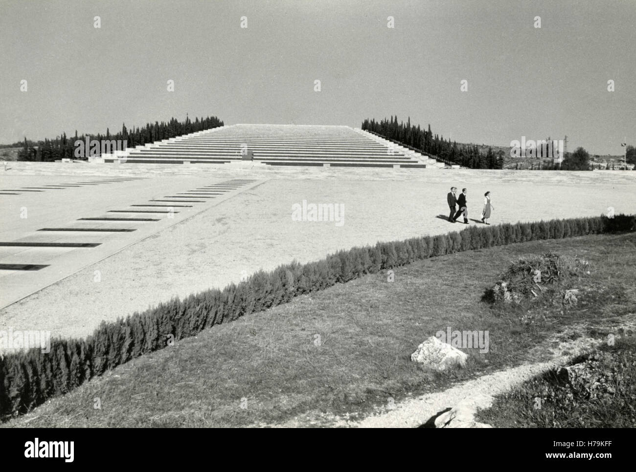 Military graveyard of Redipuglia, Italy Stock Photo - Alamy
