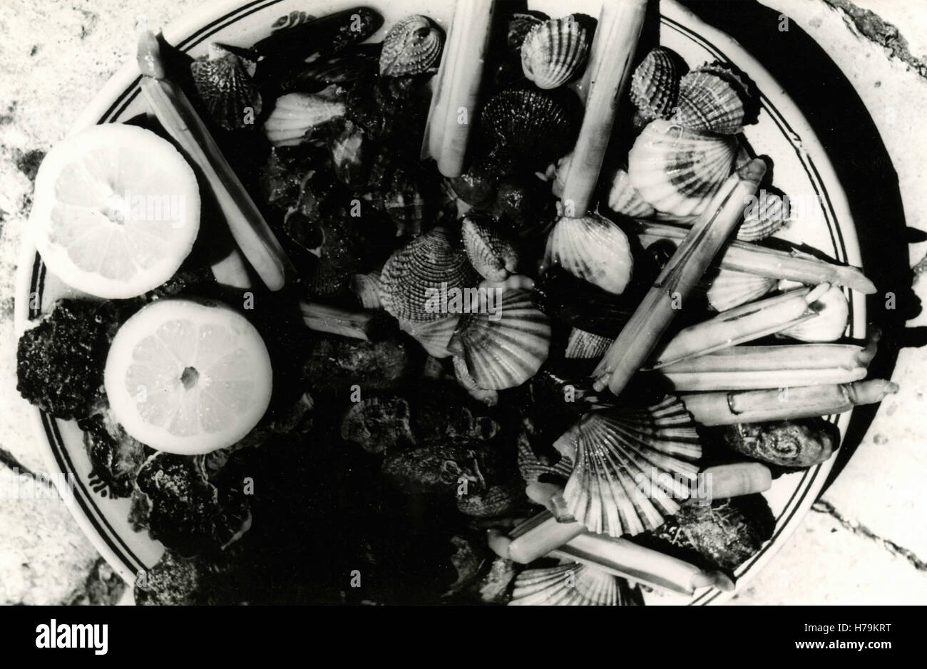 Dish of seafood Stock Photo - Alamy