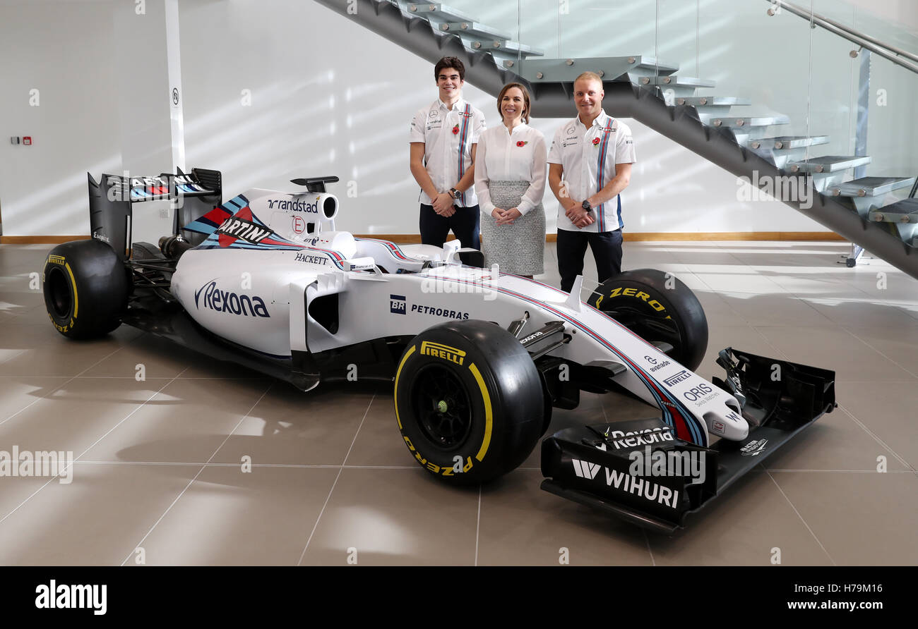 Williams Deputy Team Principle Claire Williams with Williams driver for ...