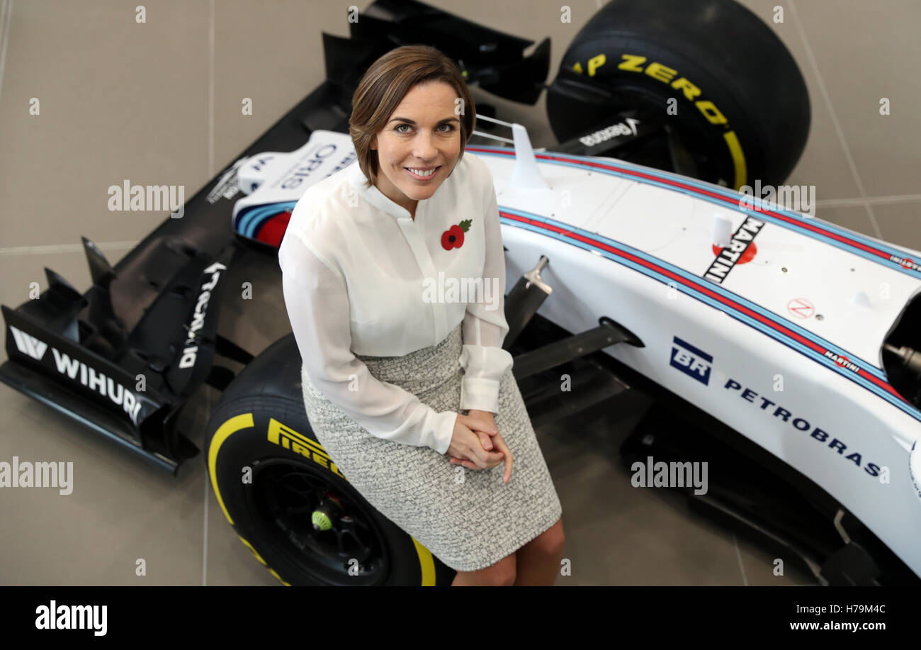 Williams Deputy Team principle Claire Williams during the 2017 Formula ...