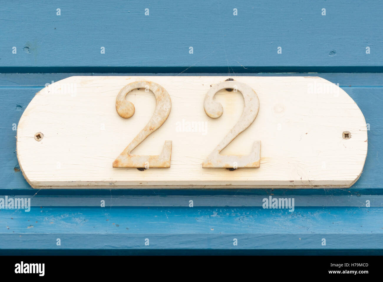 House number 22 sign hi-res stock photography and images - Alamy