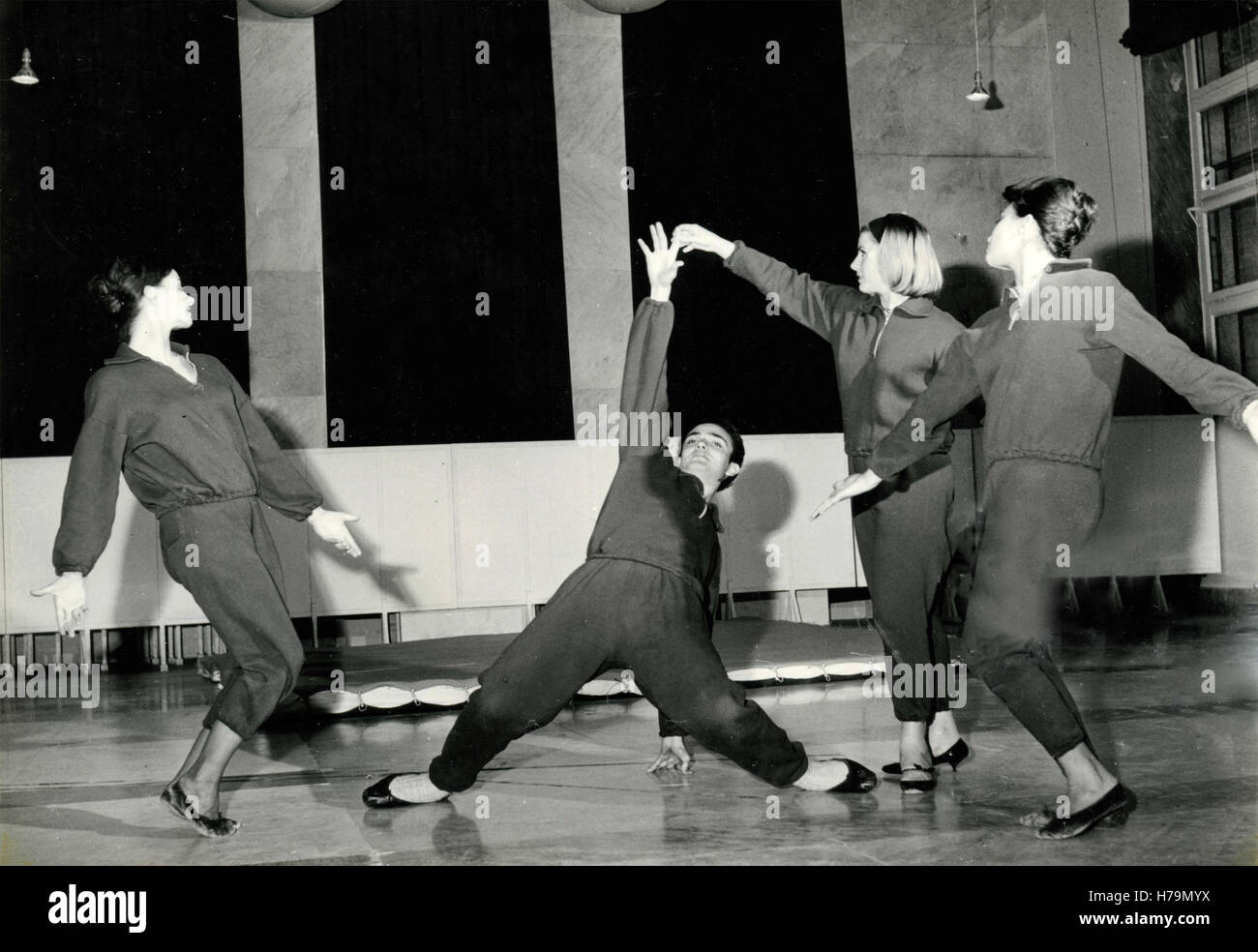 Practicing ballet, Italy Stock Photo - Alamy