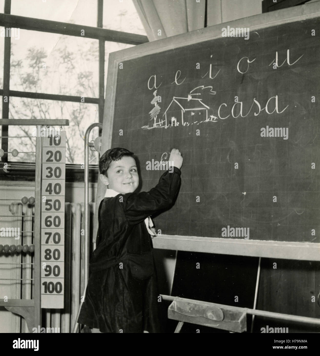 School pupil in class, Italy Stock Photo - Alamy