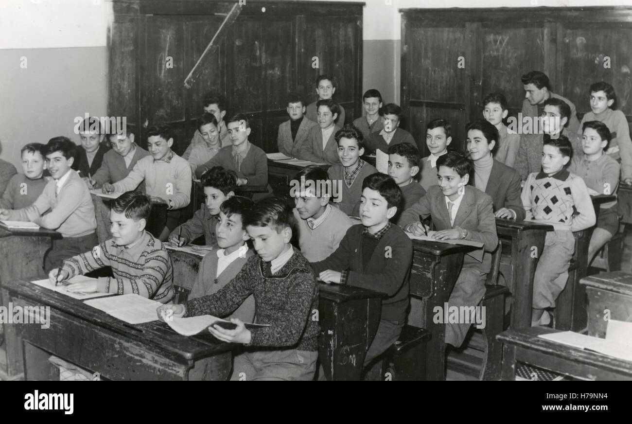Children in class, Rome, Italy Stock Photo - Alamy