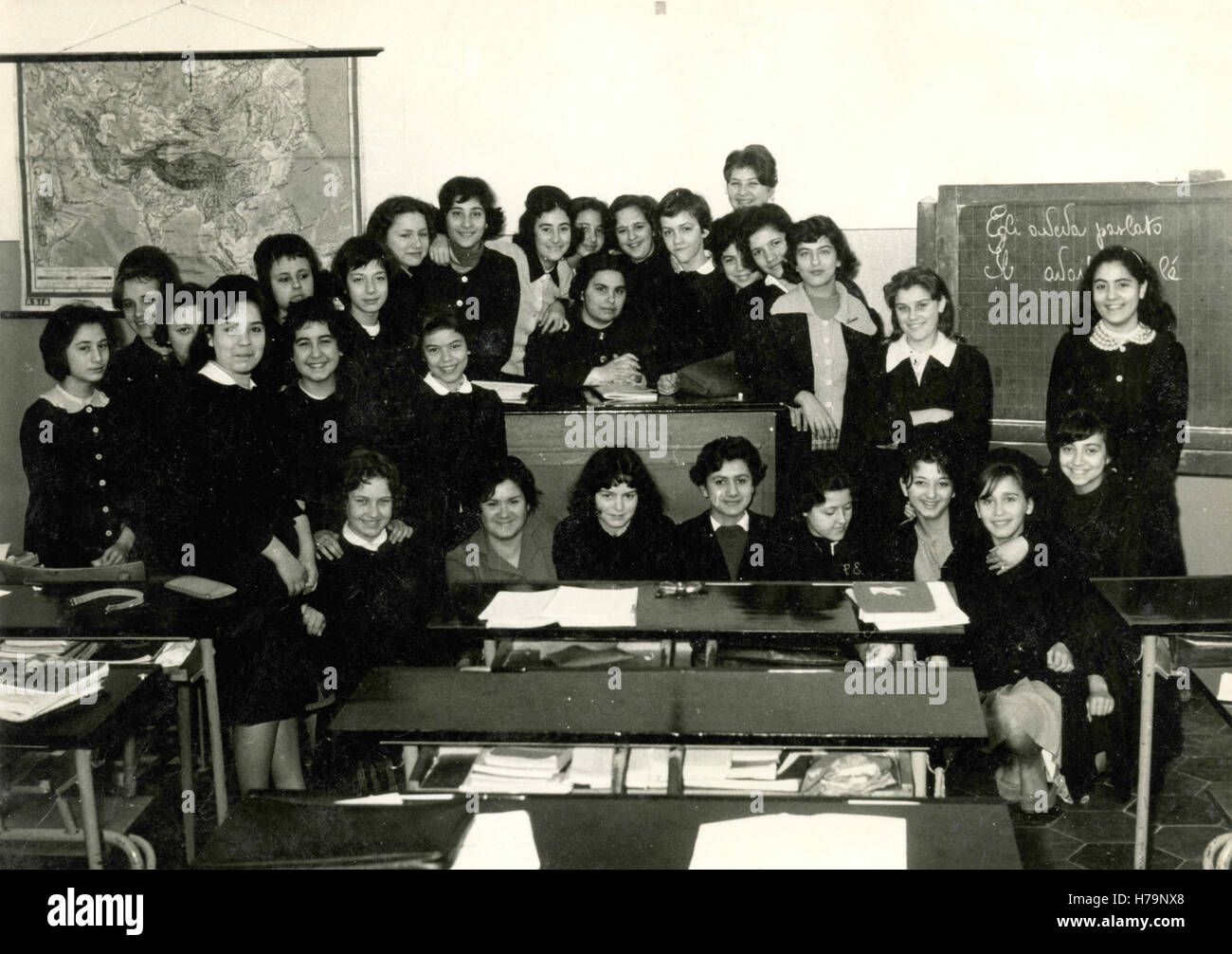 1960s school class hi-res stock photography and images - Alamy