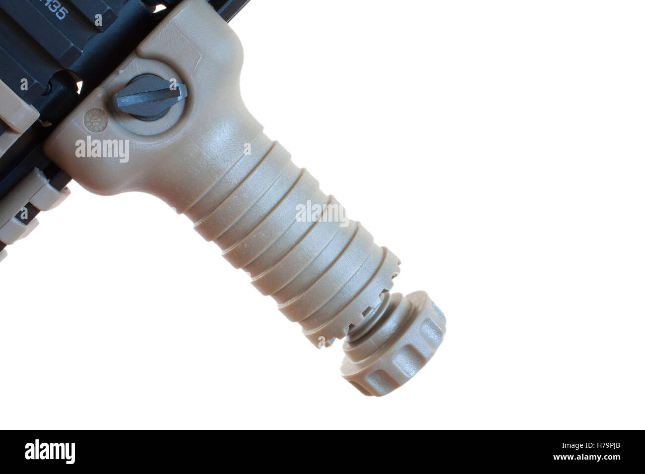 Front grip on a modern sporting rifle that can be slightly raised Stock ...