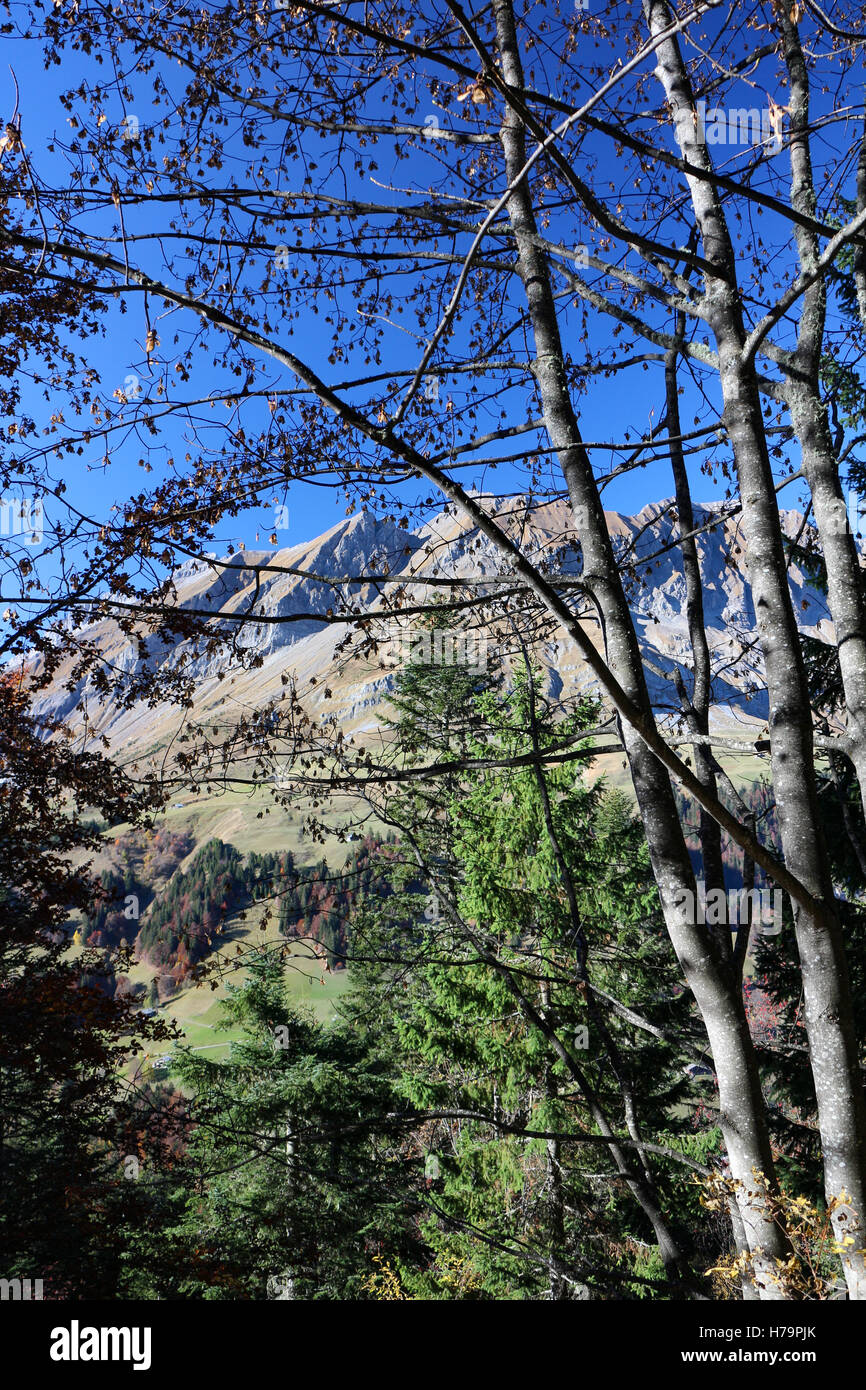Les Aravis at Fall Stock Photo - Alamy