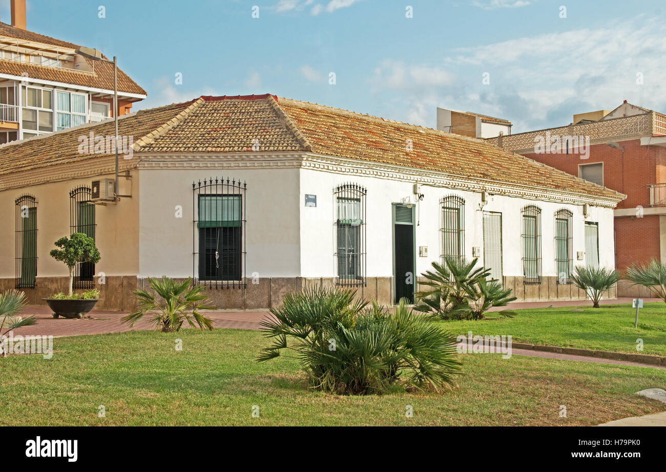 Los Alcazares, Building Mar Menor Bay, Murcia Region, Costa Calida ...