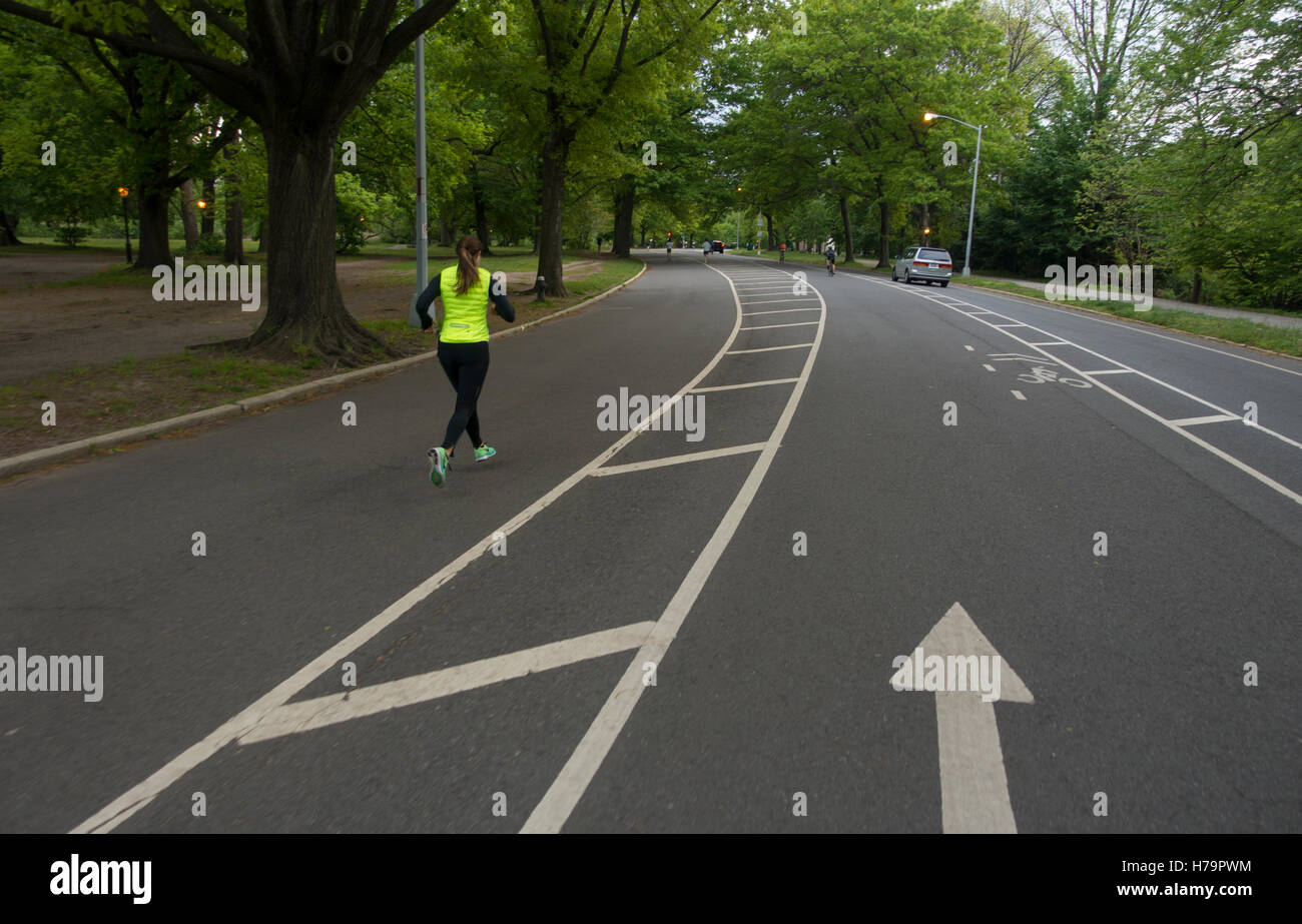 runners Prospect Park Brooklyn Stock Photo - Alamy
