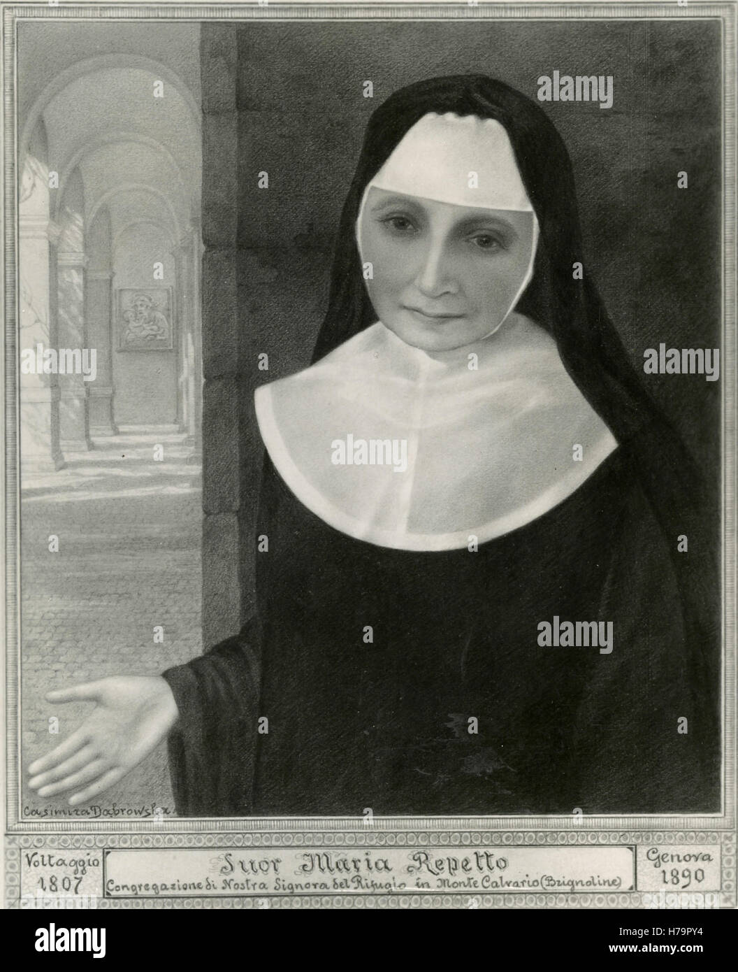 The nun painting hi-res stock photography and images - Alamy