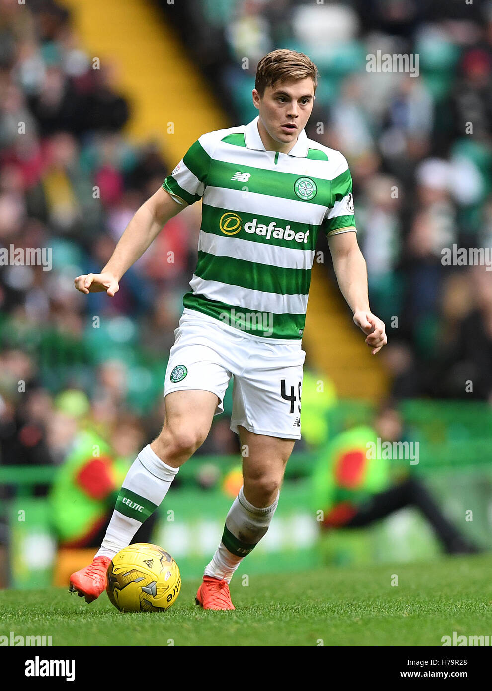Celtic's James Forrest Stock Photo - Alamy