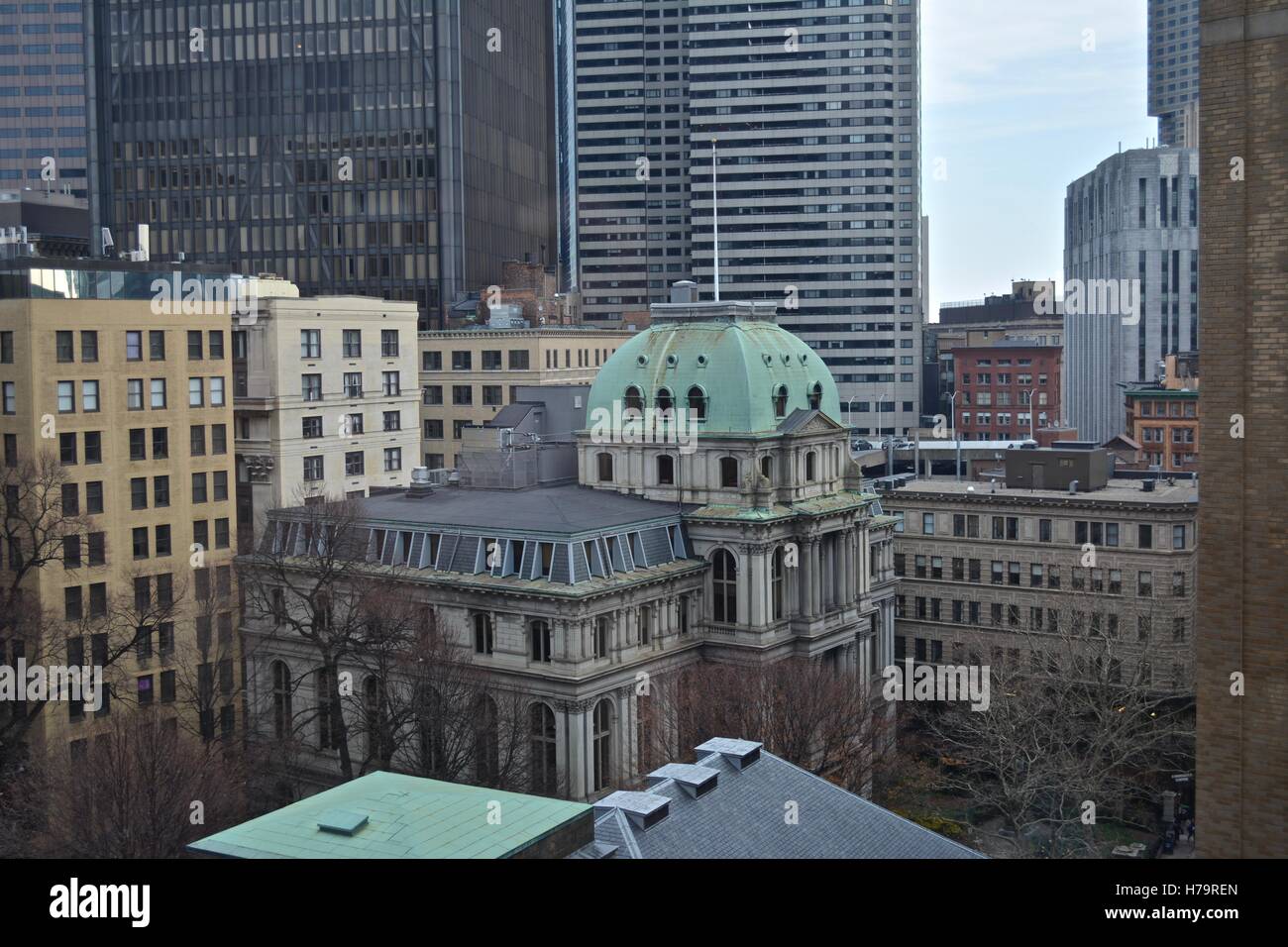 Downtown boston from above hi-res stock photography and images - Alamy