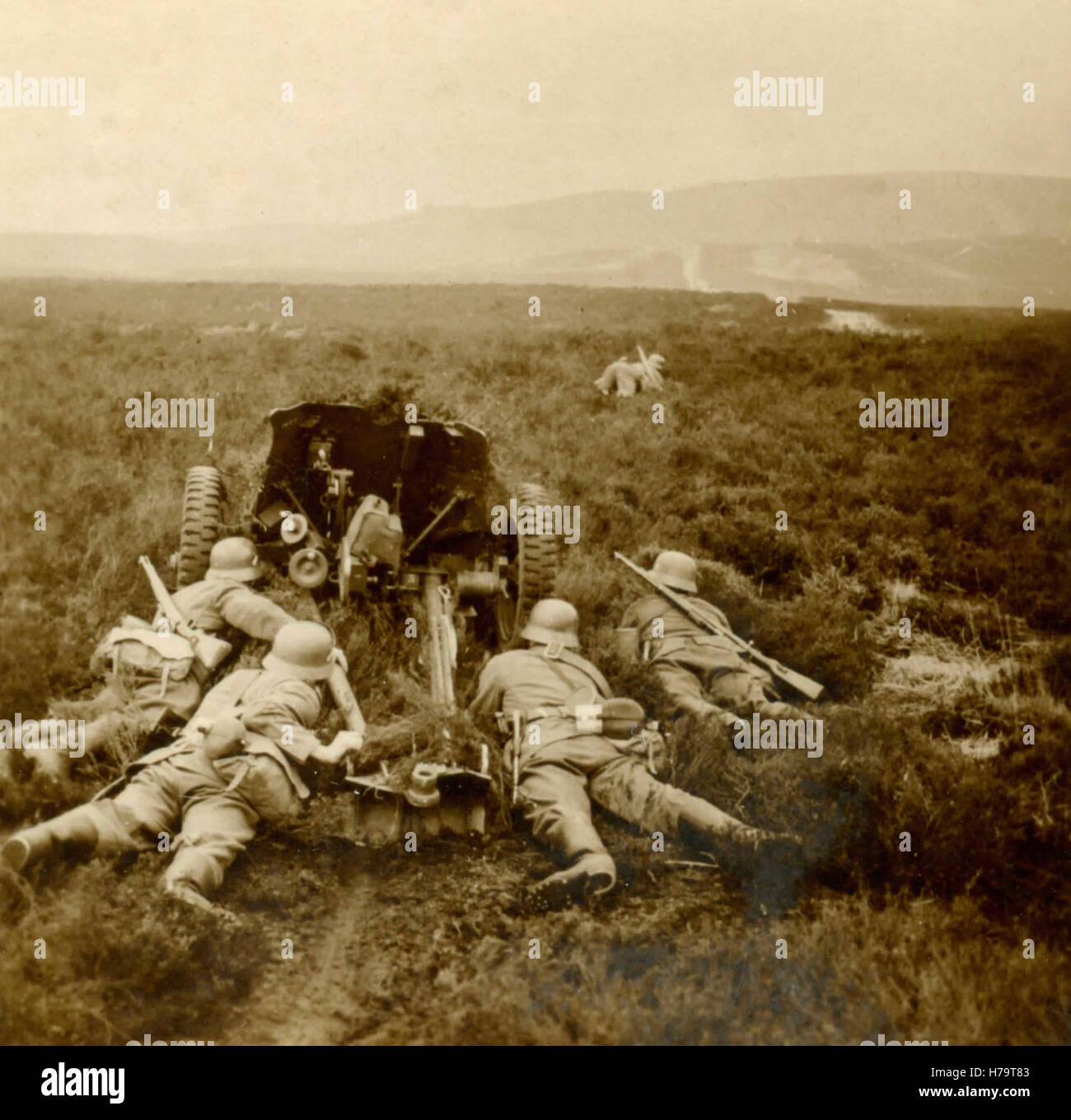 German soldiers on the West front, 1944 Stock Photo - Alamy