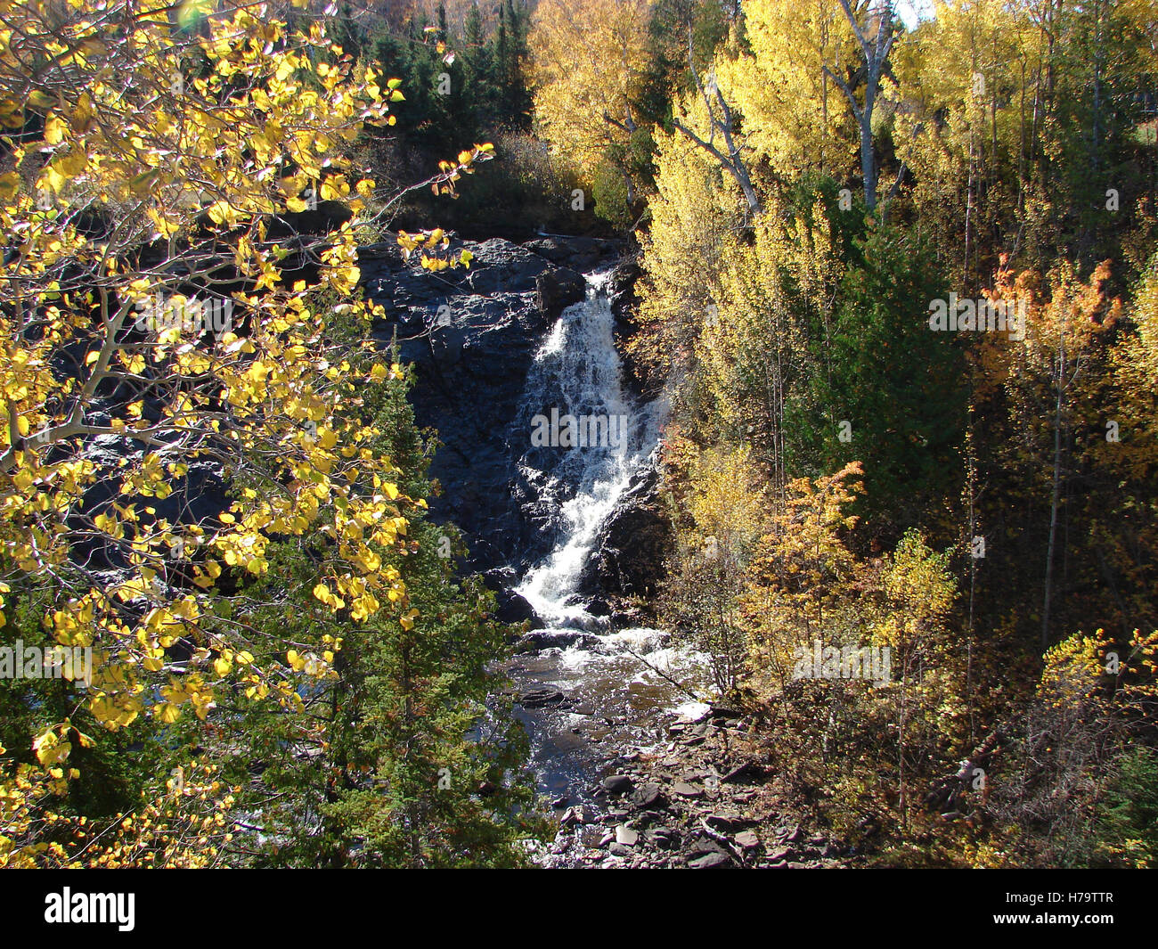 Eagle River Falls Stock Photo - Alamy