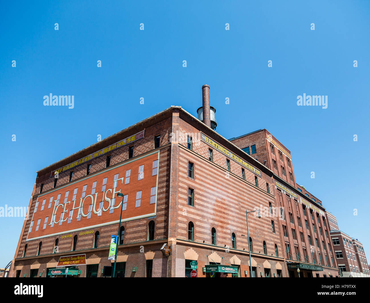 The Icehouse, an old refrigerated warehouse in Denver, Colorado Stock ...