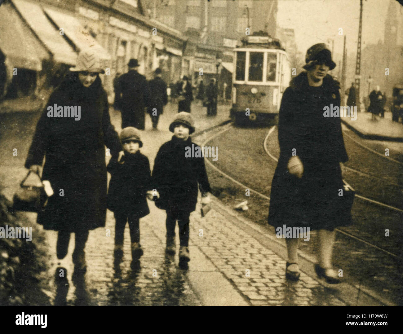 Walking with the children, Copenhagen, Denmark Stock Photo - Alamy
