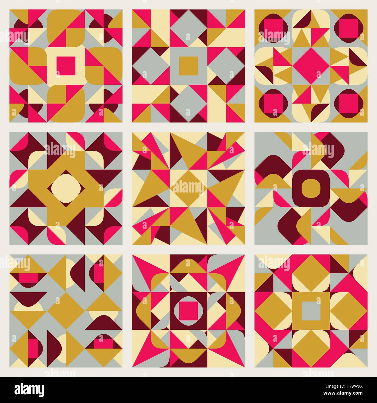 Quilt seamless texture Stock Vector Images - Alamy