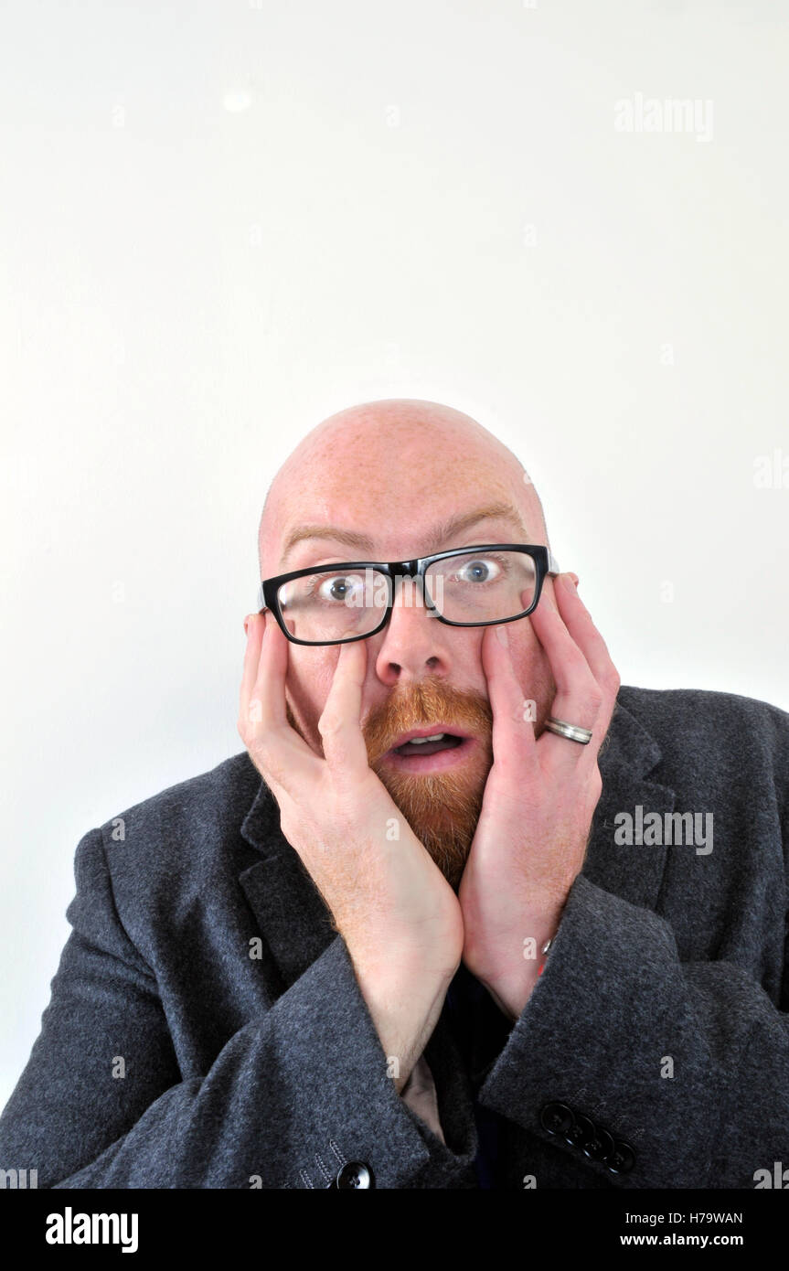 Man shocked hi-res stock photography and images - Alamy