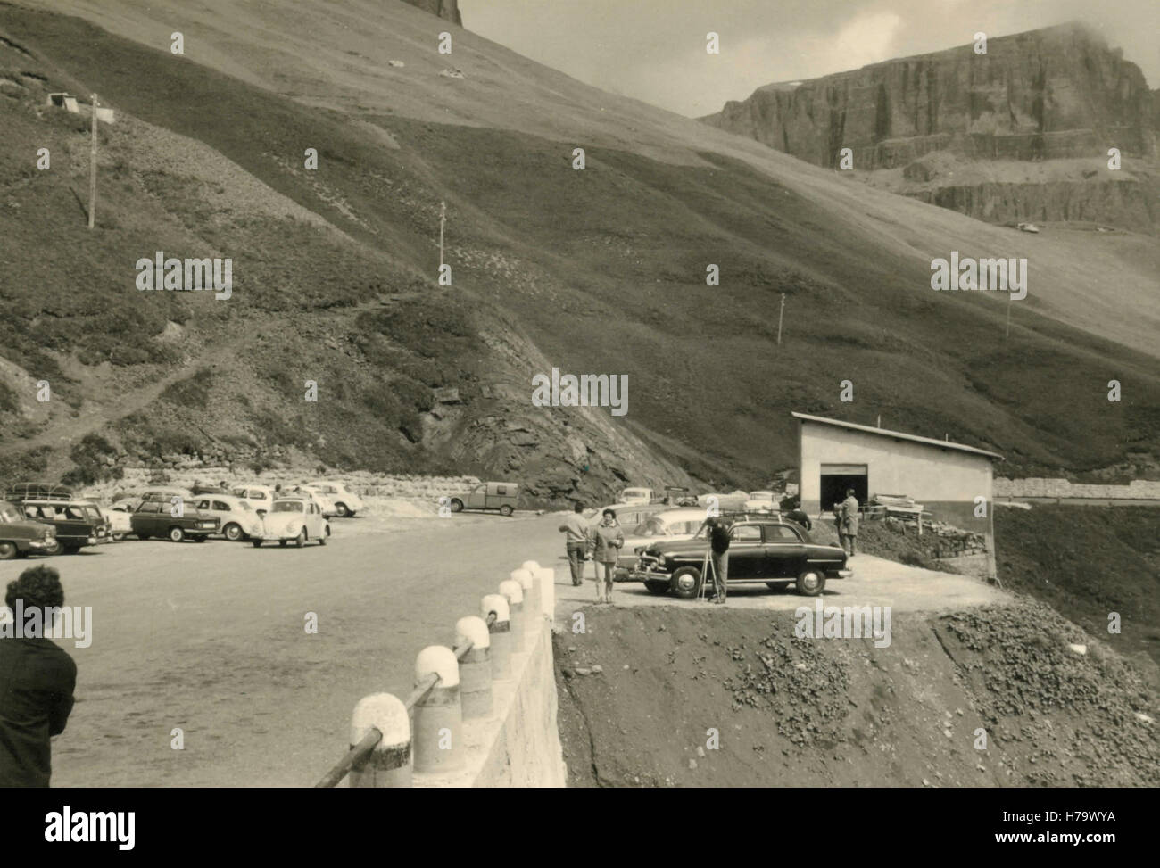 The Sella pass, Italy Stock Photo - Alamy